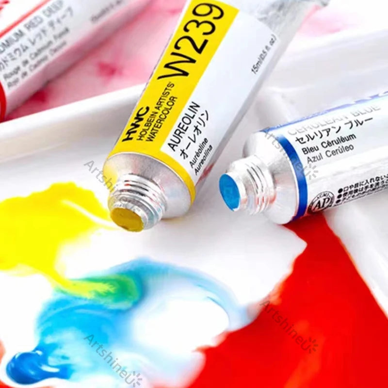 108 Colors Holbein Watercolor Paint Set 5ML Tubes For Artists Painter ...