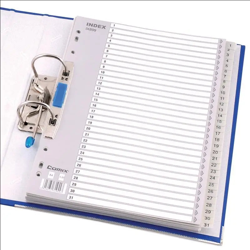 2/3/4 Ring Binder A4 File Separators Plastic Binder Spacers A4 Folders ...