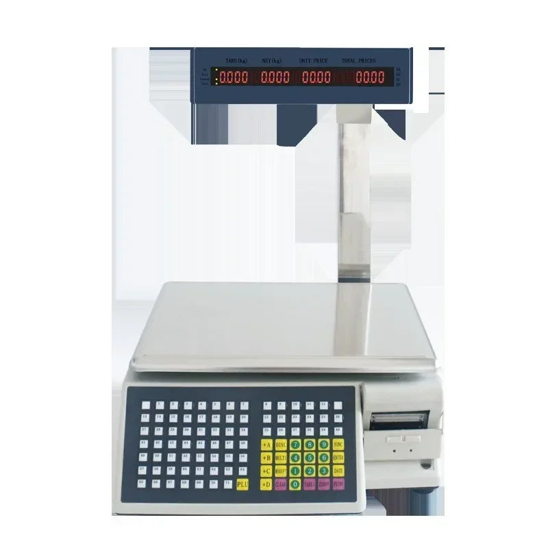 Barcode Scale Label Printing Balance For (TM-15A-5D) Digital Electroni ...