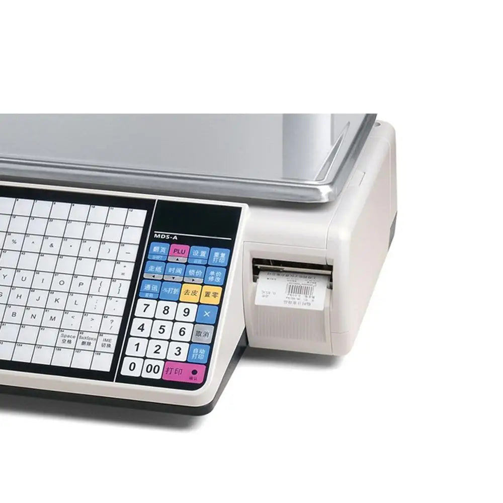 HSPOS 30kg Price Electronic Balance Scale with Barcode Label Printing ...