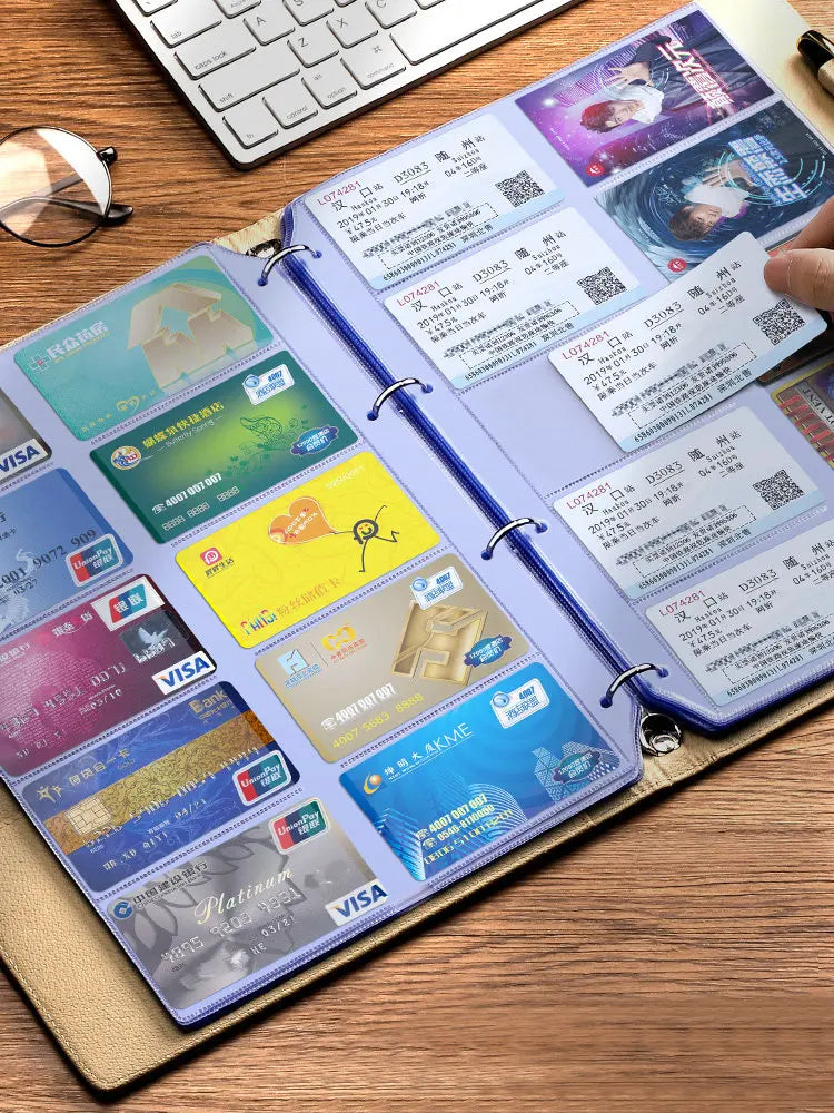 Large Capacity Business Card Holder Book 1000/600/400/360 Slot Busines ...