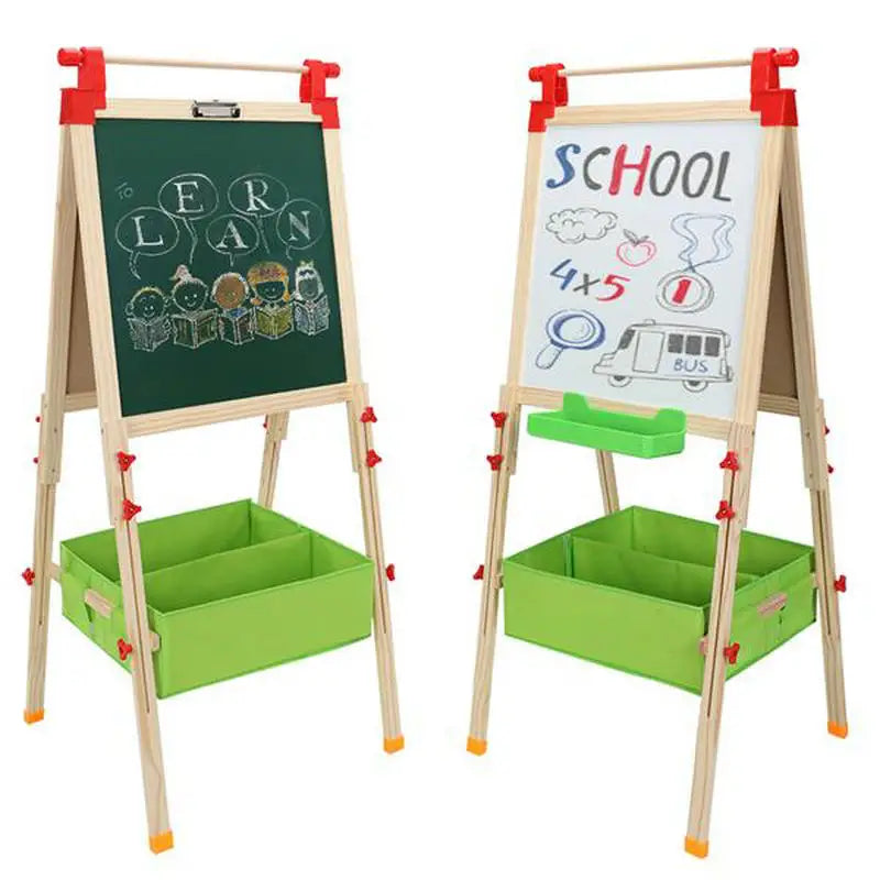 USA DIRECT - Double-sided Chalkboard Magnetic Whiteboard For Kids Floo ...