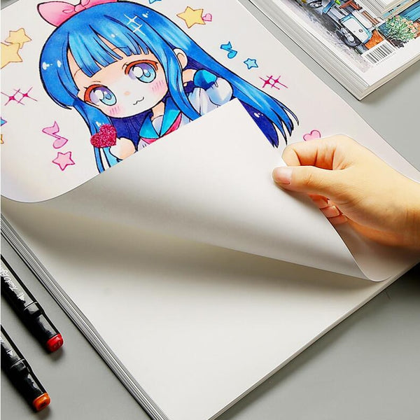 50 Sheet A4/A5 Proffessional Marker paper Sketch Painting Marker Pape ...