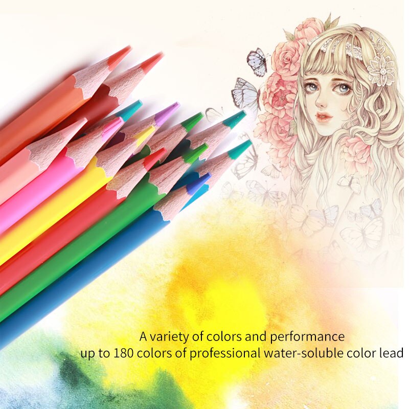 Brutfuner 120/160/180 Colored pencils Professional Watercolor Oil Dra ...