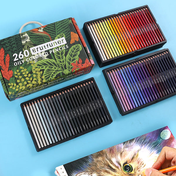 Brutfuner 520 Colors Professional Oily Color Pencils Set Sketch Colour ...