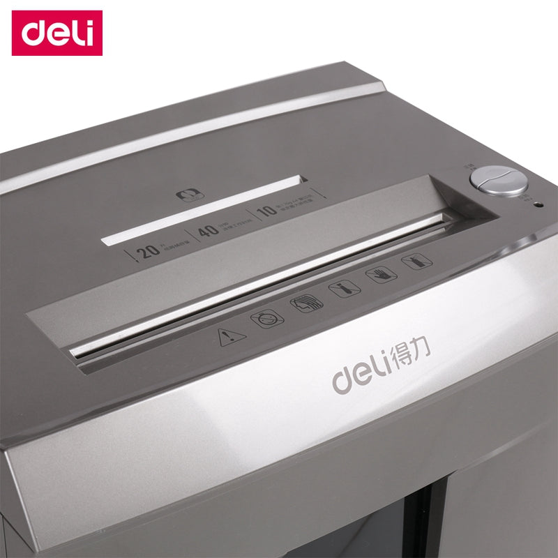 Deli 9905 Electric paper shredder office 20L volume 220-230VAC 200W 10 ...