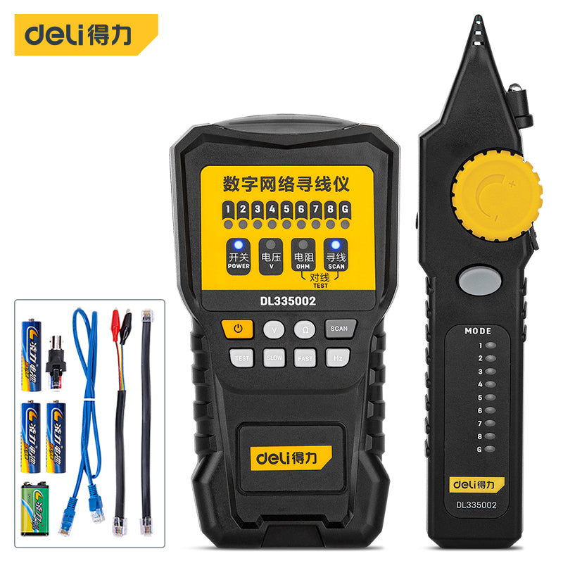 Deli DL335002 Digital Network Line Finder Open Circuit Short Circuit T ...