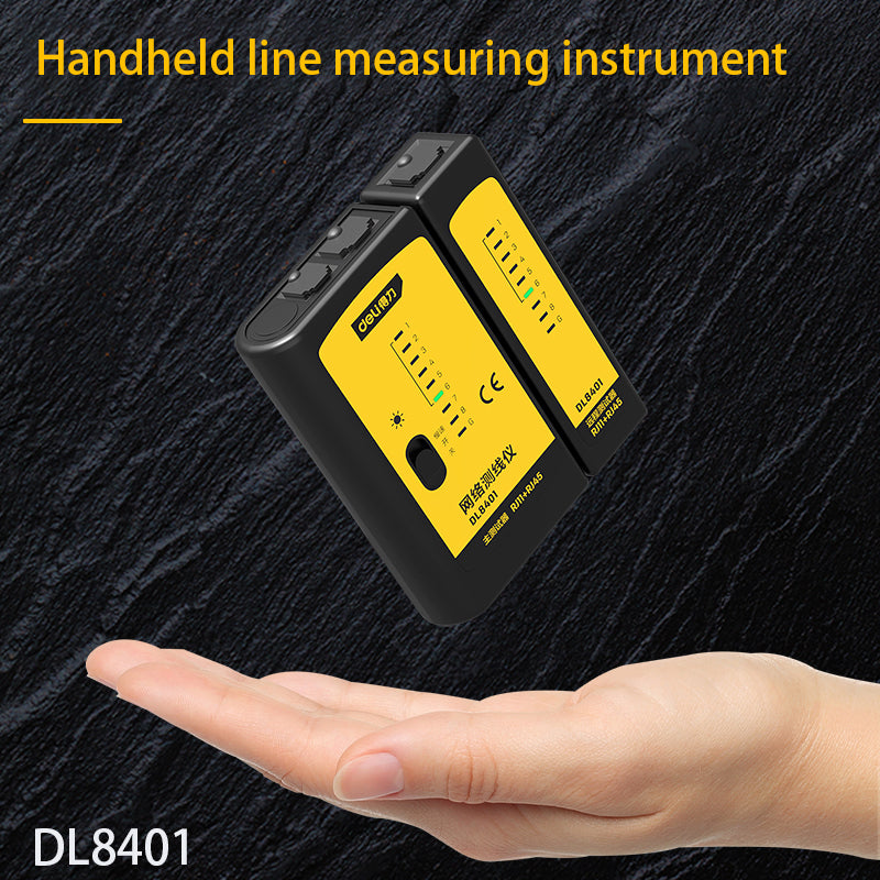 Deli DL8401 Network Line Measuring Instrument Network Cable, Telephone ...