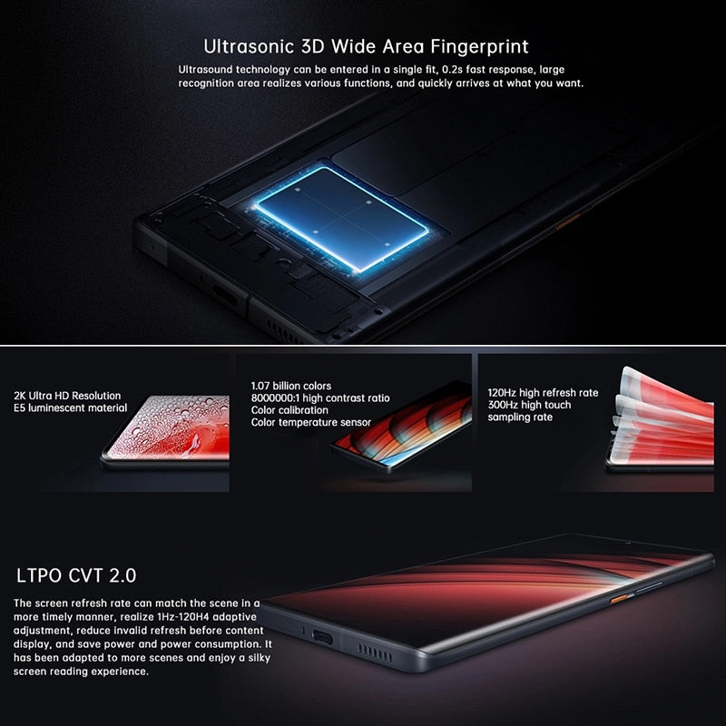 VIVO iQOO 9 Pro 5G 12GB RAM Gaming Mobile Phone 6.78 " 2k 120Hz C ...